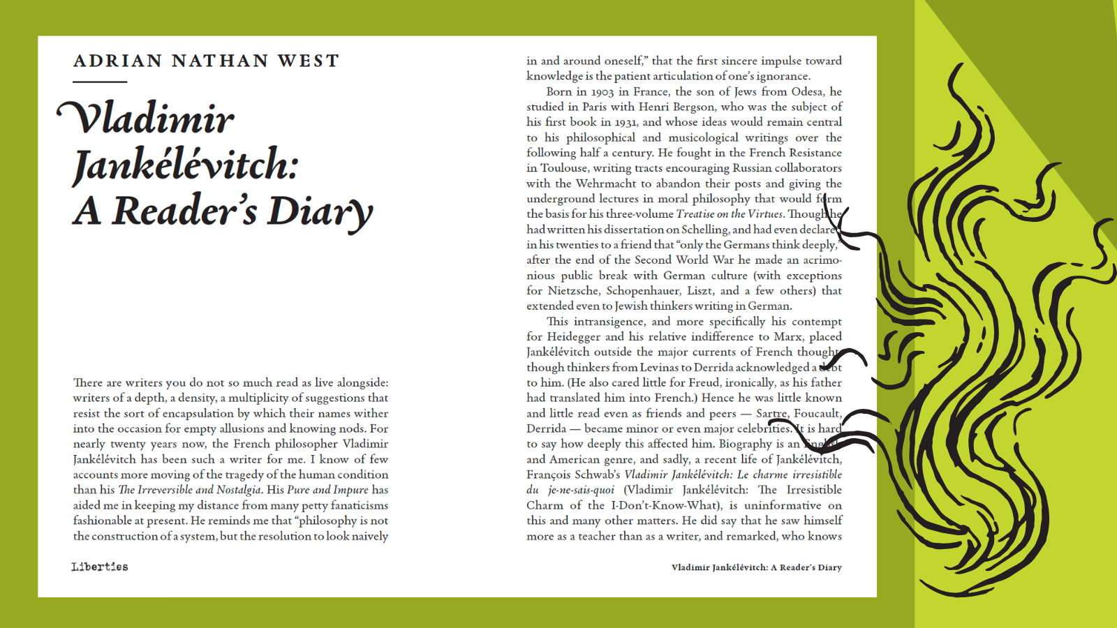 Vladimir Jankélévitch: A Reader’s Diary - Liberties